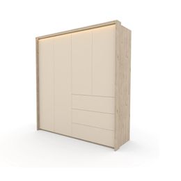 Roba Kleiderschrank &raquo;Louisa&laquo; - 198,4x67,1x212,2cm - wei&szlig; - Holz / Acryl