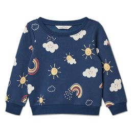 Tchibo - Kinder-Sweatshirt mit angerauter Innenseite - Baby - Gr. 86/92 - dunkelblau/print