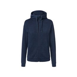 Tchibo - Kapuzenjacke mit Merinowolle - Damen - Gr. S - blau
