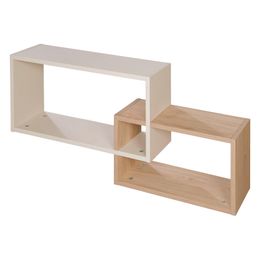 Roba Wandregal &raquo;Louisa&laquo; - 91x18x41,5cm - wei&szlig; - Holz / Acryl