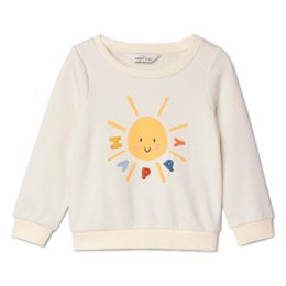 Tchibo - Kinder-Sweatshirt mit angerauter Innenseite - Kinder - Gr. 98/104 - creme/print