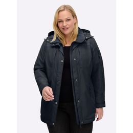 sheego Gro&szlig;e Gr&ouml;&szlig;en Funktionsjacke wind- und wasserabweisend, marine, Gr&ouml;&szlig;e 44 - Damen