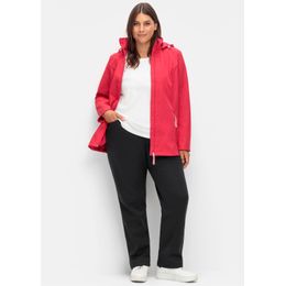 sheego Gro&szlig;e Gr&ouml;&szlig;en Thermohose mit Fleece-Futter, schwarz, Gr&ouml;&szlig;e 23 - Damen