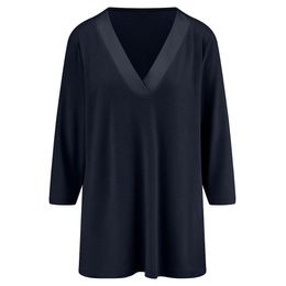 Emilia Lay - V-Shirt, blau, Gr. 42 / M