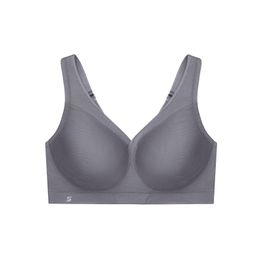 Glamorise Damen Sport-BH ohne B&uuml;gel mit nahtlosen Cups, anthrazit, Gr&ouml;&szlig;e 95G