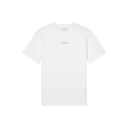 Marc O'Polo T-Shirt MARC O'POLO "T-Shirt Medium-Logo 1er Pack", Herren, Gr. M, wei&szlig;, Obermaterial: 100% Baumwolle CO., Shirts T-Shirt