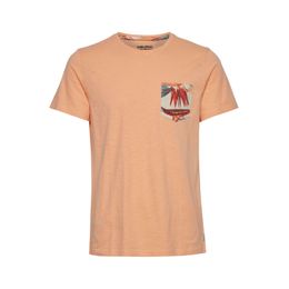 T-Shirt Blend "T-Shirt BHTrop", Herren, Gr. L, rot (coral sands), Obermaterial: 100% Baumwolle CO., Shirts T-Shirt
