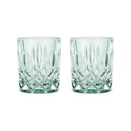 Whiskyglas Nachtmann "Whiskybecher Noblesse Fresh 295 ml 2er Set", gr&uuml;n (mint), 2 tlg., Glas, Trinkgef&auml;&szlig;e, Whiskyglas