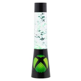 Paladone LED Dekolicht "Xbox Kunststoff Lavalampe / Glitzerlampe", schwarz, H: 33cm, Leuchten, LED Dekolicht