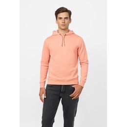 Sweatshirt INDICODE "INFenja", Herren, Gr. XXL, orange (papaya), Sweatware, Obermaterial: 60% Baumwolle, 40% Polyester, unifarben, regular fit normal, Rundhals, Rippb&uuml;ndchen, Sweatshirts Sweatshirt
