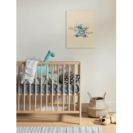 Leinwandbild Komar "Disney Lilo and Stitch Hold On Tight", blau (farbe bild(er): beige,blau), Disney, 1 Stk., Vlies, Bilder, Leinwandbild, 30 x 40 cm (Breite x H&ouml;he) - Kinderzimmer, Dekoration