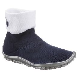 Barfu&szlig;schuh Leguano "LEGUANITO", M&auml;dchen, Gr. 28/29, blau (dunkelblau), Textil, Schuhe Barfu&szlig;schuh, Schlupschuh, Freizeitschuh, Hausschuh f&ouml;rdert optimal den Laufprozess