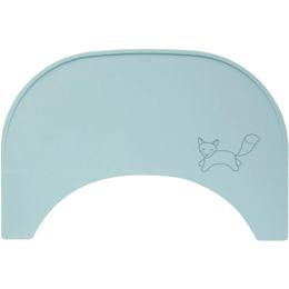 Platzset hauck "Highchair Tray Mat", Baby, Gr. B/L: 28cm x 43cm, Silikon, halbrund, gr&uuml;n (mint fox), Platzsets Platzset, f&uuml;r Hochstuhl-Essbretter