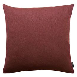 Kissenh&uuml;lle HOMING "Kalmar" Gr. 1, rot (rubinrot), B:48cm L:48cm, Polyester, Polyester, Kissenbez&uuml;ge, Kissenh&uuml;lle, Pflegeleicht