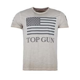 T-Shirt Top Gun "T-Shirt Search TG20191024", Damen, Gr. XL, wei&szlig; (creme), Obermaterial: 100% Baumwolle CO., Shirts T-Shirt