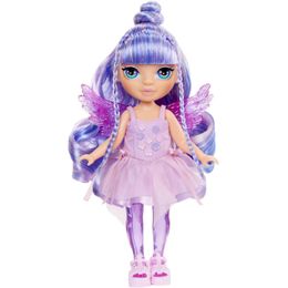 Minipuppe RAINBOW HIGH "Littles Rainbow Fantasy Fairies Doll- Amethyst (purple)", lila (violett), Puppen, Kinder, Minipuppe