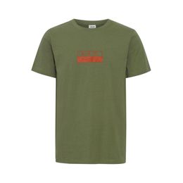 !Solid T-Shirt SOLID "T-Shirt SDElwell", Damen, Gr. S, gr&uuml;n (deep lichen gr&uuml;n), Obermaterial: 100% Baumwolle CO., regular fit normal, ohne Ausschnitt, Shirts T-Shirt