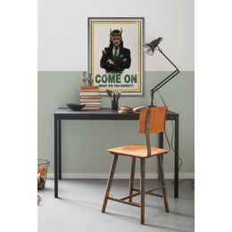 Wandbild Komar "Loki for President", bunt (farbe bild(er): bunt), Disney, 1 Stk., Vlies, Bilder, Wandbild, 50 x 70 cm (Breite x H&ouml;he) - Kinderzimmer, Dekoration