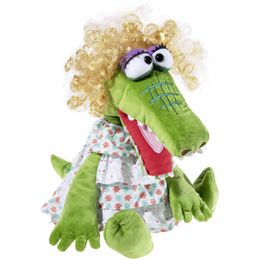 Handpuppe Heunec "Jan & Henry, Krokodella", bunt, Puppen, KinderH:40cm, Flauschstoff, Handpuppe, H:40cm