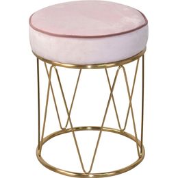 Sitzhocker Inosign "Liano", rosa, H:45cm, Hocker, Sitzhocker