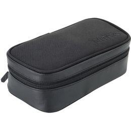 Federtasche Nitro "Pencil Case XL", Kinder, schwarz (tough schwarz), Polyester, Schreibger&auml;teetuis Federtasche, Federm&auml;ppchen, Schlamperm&auml;ppchen, Faulenzer Box, Stifte Etui