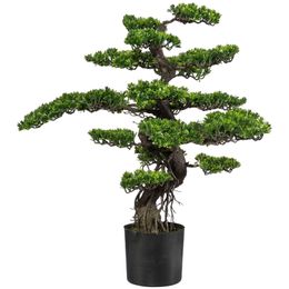 Kunstbonsai Creativ green "Bonsai", gr&uuml;n, H:90cm, Kunststoff, Kunstpflanzen, Kunstbonsai