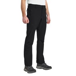 Softshellhose Jack Wolfskin "HOLDSTEIG PANTS M", Herren, Gr. 50, Normalgr&ouml;&szlig;en, schwarz, Obermaterial: 90% Polyamid, 10% sonstige Fasern. Futter: 100% Polyester, Hosen Softshellhose