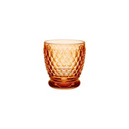 Villeroy & Boch Whiskyglas VILLEROY & BOCH "Becher Boston Coloured 330 ml", orange (apricot), Glas, Trinkgef&auml;&szlig;e, Whiskyglas