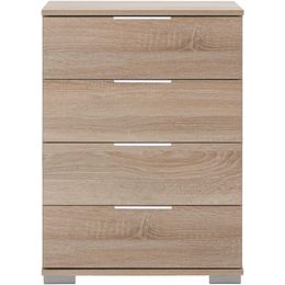 Nachtkommode wimex "Easy", braun (struktureichefarben hell), B:52cm H:74cm T:38cm, Sideboards, Nachtkommode