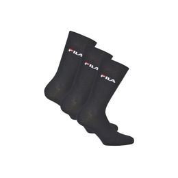 Kurzsocken Fila "Socken 3er Pack", Damen, Gr. 39-42, blau (marine), Obermaterial: 80% Baumwolle CO. 18% Polyester PES. 2% Elasthan EL., Socken Kurzsocken