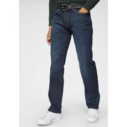 Straight-Jeans Lee "Extreme Motion", Herren, Gr. 36, L&auml;nge 32, blau (trip), Denim/Jeans, Obermaterial: 85% Baumwolle, 13% Polyester, 2% Elasthan, normal lang, Jeans Straight-Jeans, Extreme Motion Stretchware, Topseller