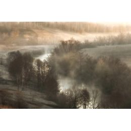 Fototapete papermoon "Surreale Landschaft", bunt, B:4,5m L:2,8m, Vlies, Tapeten, Fototapete