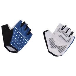 Fahrradhandschuhe Xlc "Kurzfingerhandschuh CG-S10" Gr. XS, blau (blau, wei&szlig;), Handschuhe, XS, Materialmix, Fahrradhandschuhe