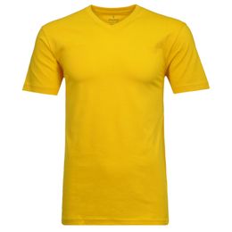 T-Shirt Ragman, Herren, Gr. 114, gelb, Baumwolle, Rundhals, Shirts T-Shirt