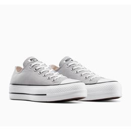 Sneaker Converse "CHUCK TAYLOR ALL STAR LIFT PLATFORM", Herren, Gr. 42, wei&szlig; (grau area, wei&szlig;, schwarz), Textil, Schuhe Sneaker