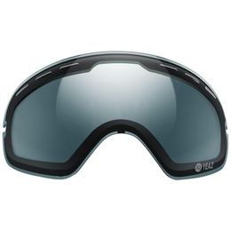 Snowboardbrille YEAZ "polarisiertes Wechselglas, ohne Rahmen XTRM-SUMMIT", wei&szlig; (transparent), Sportbrillen, Snowboardbrille