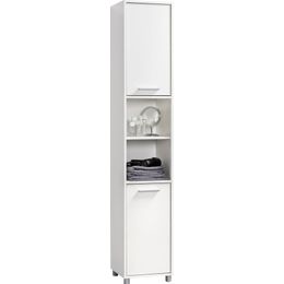 Hochschrank Procontour "Betty", wei&szlig;, B:35cm H:192cm T:34cm, Holzwerkstoff, Schr&auml;nke, Hochschrank, Breite 35 cm mit 6 F&auml;cher