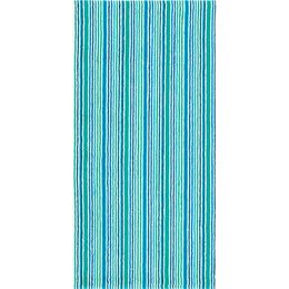 Handt&uuml;cher Egeria "Combi Stripes", blau (aqua), B:50cm L:100cm, Walkfrottee, Obermaterial: 100% Baumwolle, Handt&uuml;cher, Handt&uuml;cher, mit feinen Streifen, 100% Baumwolle