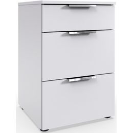 Nachtkommode wimex "Level by fresh to go", wei&szlig;, B:41cm H:61cm T:41cm, Holzwerkstoff, Sideboards, Nachtkommode, 3 Schubladen mit soft-close Funktion, 41cm breit, 61cm hoch