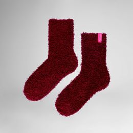 Socken Hudson "Socke Cosy", Damen, Gr. 39-42, rot (lila rot 0402), Obermaterial: 99% Polyester PES. 1% Elasthan EL., Socken Socken
