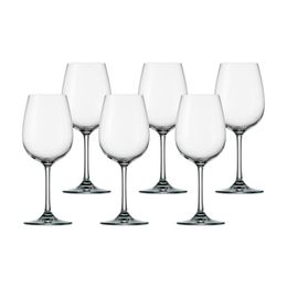 Wei&szlig;weinglas ST&Ouml;LZLE "Wei&szlig;weinkelch Weinland 350 ml 6er Set transparent", bunt (transparent), Glas, Trinkgef&auml;&szlig;e, Wei&szlig;weinglas