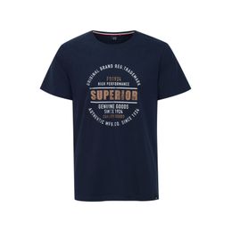 T-Shirt FQ1924 "T-Shirt FQRiko", Herren, Gr. S, blau (navy blazer), Obermaterial: 100% Baumwolle CO., Shirts T-Shirt