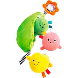 Greifspielzeug HAPE "Erbsen-Freunde", bunt, Greifspielzeug, BabyB:27cm H:18cm L:8cm, Baumwolle, Kunststoff, Polyester, Greifspielzeug, B:27cm H:18cm L:8cm