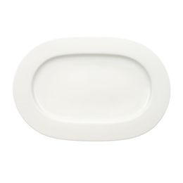 Villeroy & Boch Servierplatte VILLEROY & BOCH "Servierplatte Royal 34,5 x 23,5 wei&szlig;", wei&szlig;, L:34,5cm, Porzellan, Servierplatten, Servierplatte