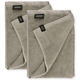 Sch&ouml;ner Wohnen Kollektion Duscht&uuml;cher "Sense", beige (sand), B:70cm L:140cm, Frottee, Obermaterial: 100% Baumwolle, SCH&Ouml;NER WOHNEN-KOLLEKTION, Handt&uuml;cher, Duscht&uuml;cher, mit Velourborte, hautschmeichelnde Airtouch Qualit&auml;t, super weich