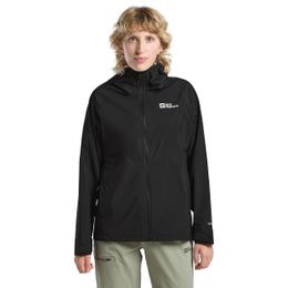 Outdoorjacke Jack Wolfskin "PRELIGHT 2.5L LT JKT W", Damen, Gr. XS, schwarz, Obermaterial: 100% Polyester. Futter: 100% Polyester, Jacken Outdoorjacke