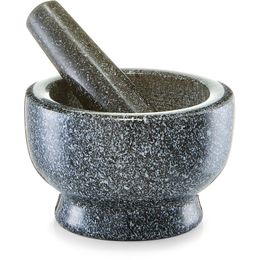 M&ouml;rser zeller PRESENT, grau (anthrazit), H:8cm &Oslash;:13cm, Granit, M&ouml;rser, M&ouml;rser, Granit