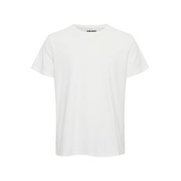 T-Shirt Blend "T-Shirt BHDinton", Damen, Gr. L, wei&szlig; (snow wei&szlig;), Obermaterial: 95% Baumwolle CO. 5% Elasthan EL., Shirts T-Shirt