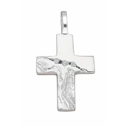 Adelia&acute;s Kettenanh&auml;nger ADELIA&acute;S "925 Silber Kreuz Anh&auml;nger mit Zirkonia", silber, Schmuckanh&auml;nger, Damen, mit Zirkonia, Silber 925 (Sterlingsilber), Kettenanh&auml;nger