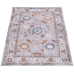 Teppich Paco Home "Palermo 563", bunt (mehrfarbig), B:120cm H:13mm L:160cm, Polyester, Polypropylen, Teppiche, Teppich, Kurzflor, Orient-Optik, Vintage Design